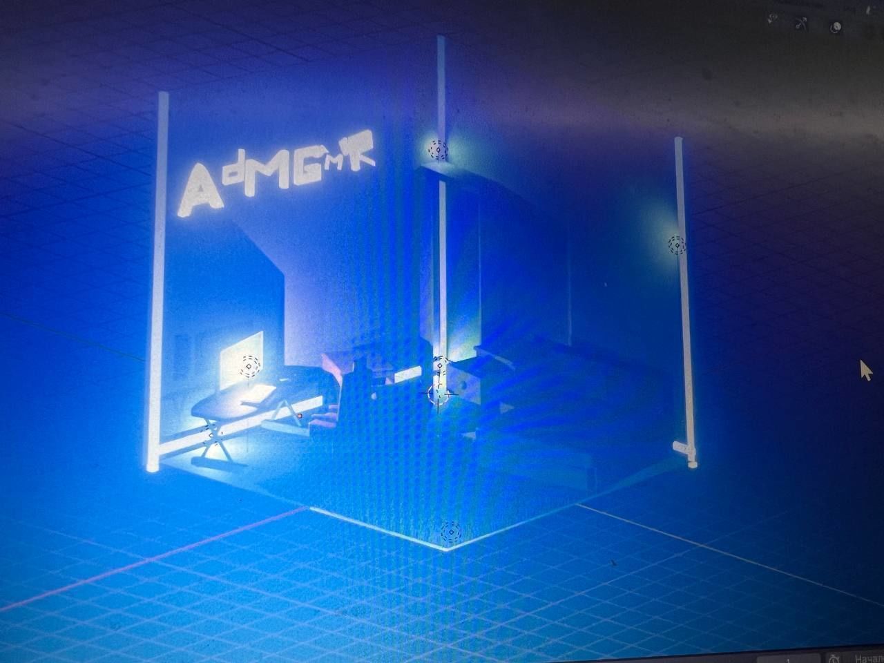 gamer room remake 3D model rigged | CGTrader