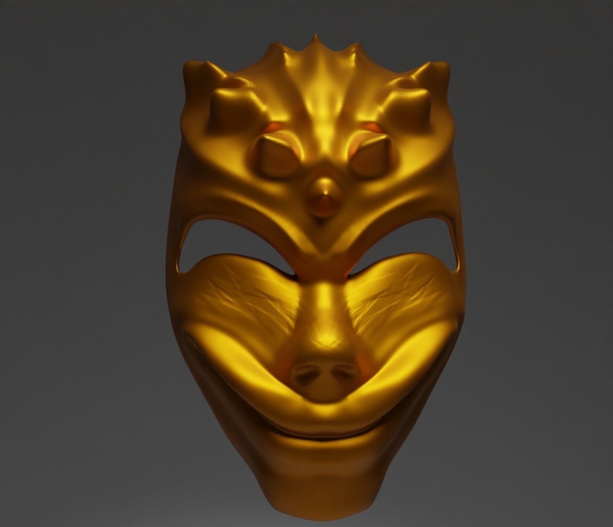 Scary Movie Cosplay Face Mask 3D model 3D printable | CGTrader