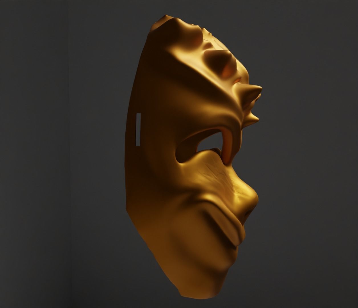 Scary Movie Cosplay Face Mask 3D model 3D printable | CGTrader