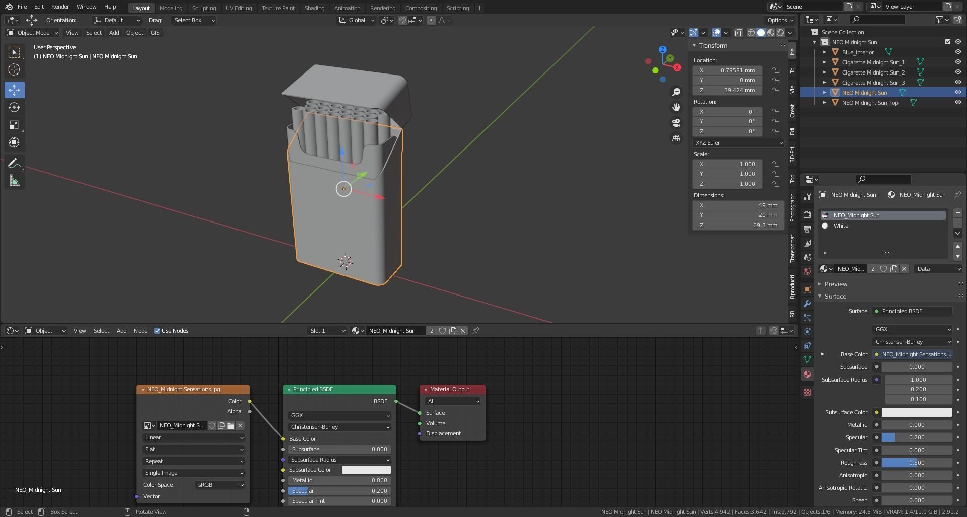 3D model NEO Midnight Sun for GLO VR / AR / low-poly | CGTrader