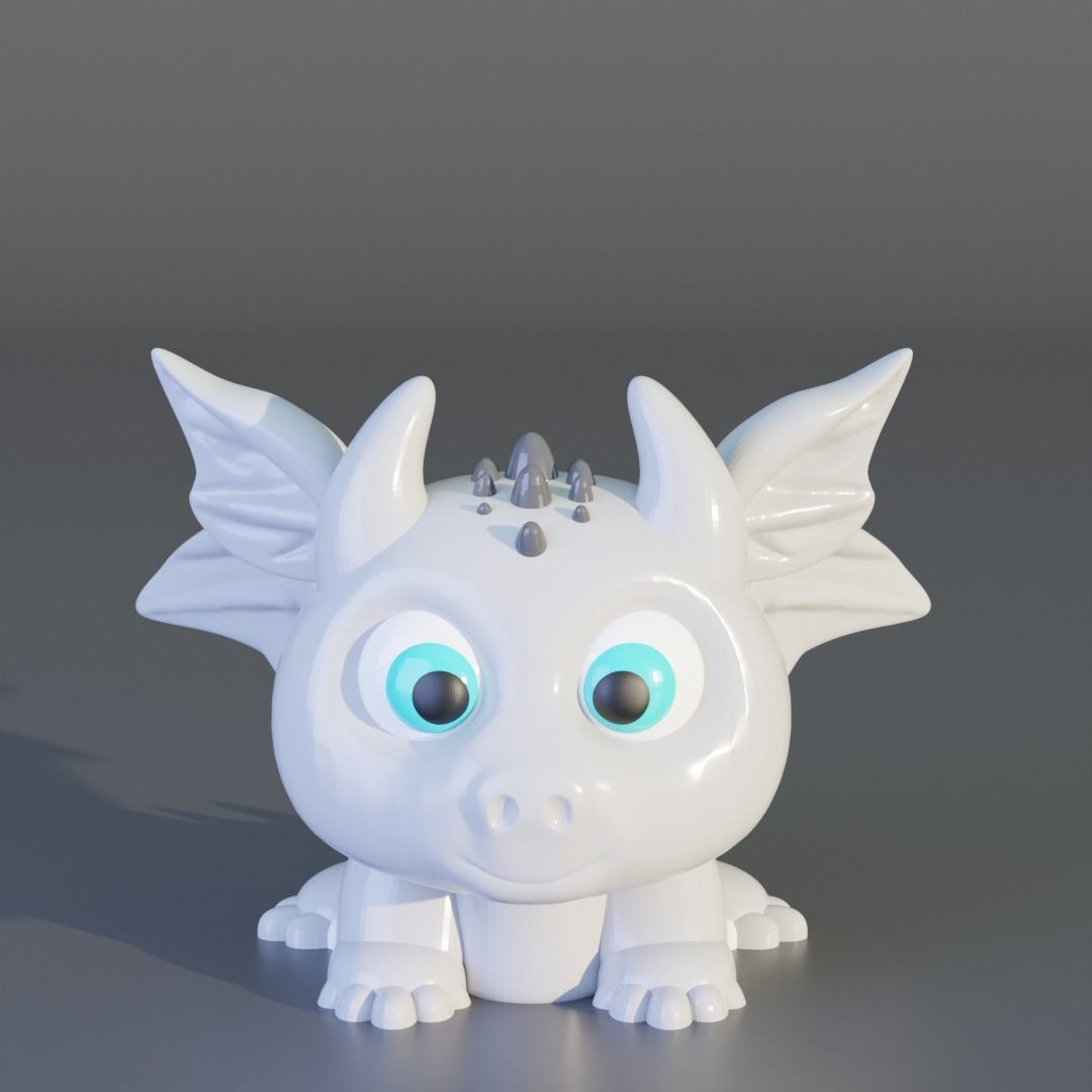 3D PRINTABLE LIGHT FURY TOOTHLESS DRAGON INSPIRED DESIGN 3D model 3D ...