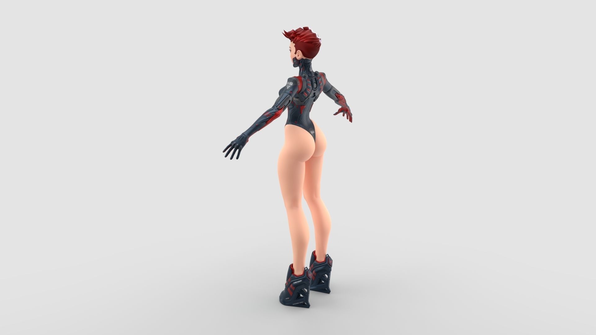 Cyberpunk Cyborg Eve 3D model | CGTrader