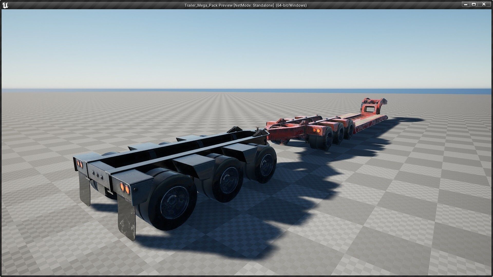 3D model Trailer Pack - Unreal Engine VR / AR / low-poly rigged | CGTrader