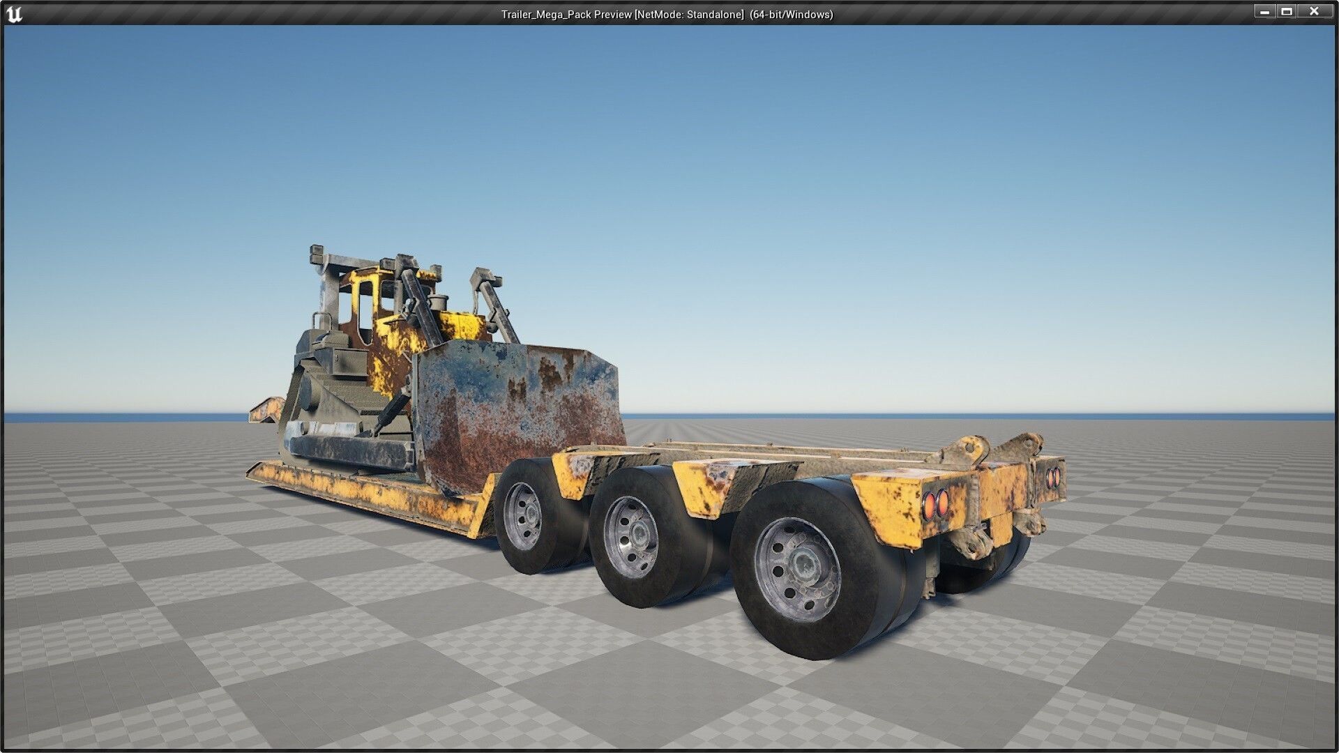 3D model Trailer Pack - Unreal Engine VR / AR / low-poly rigged | CGTrader