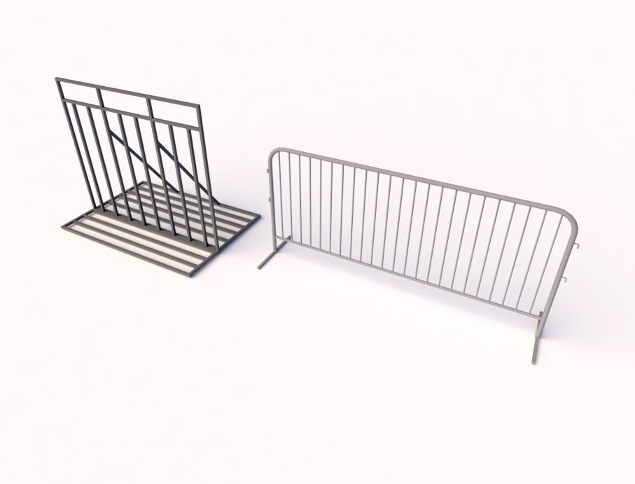 Baricade and rowing 3D model | CGTrader