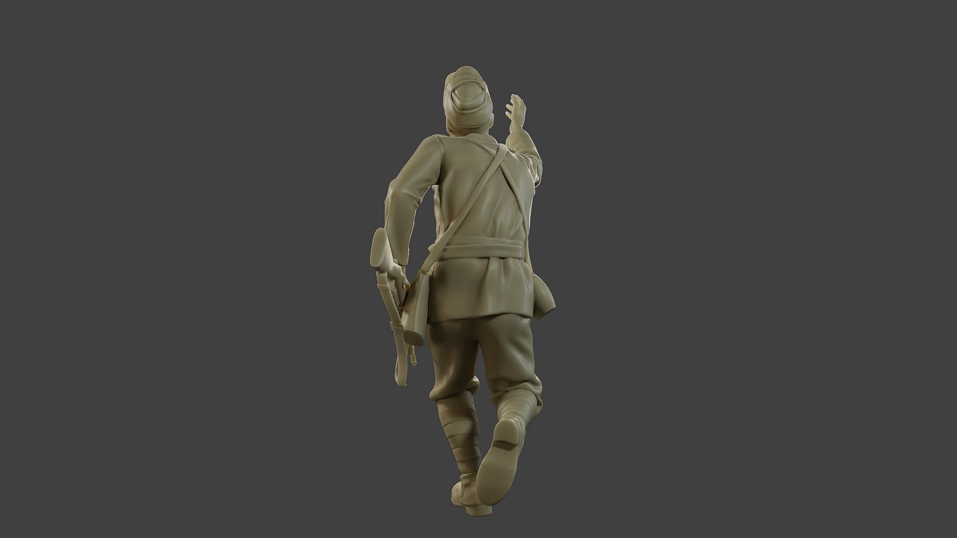 Italian soldier Run2 ww2 IT10 3D model 3D printable | CGTrader