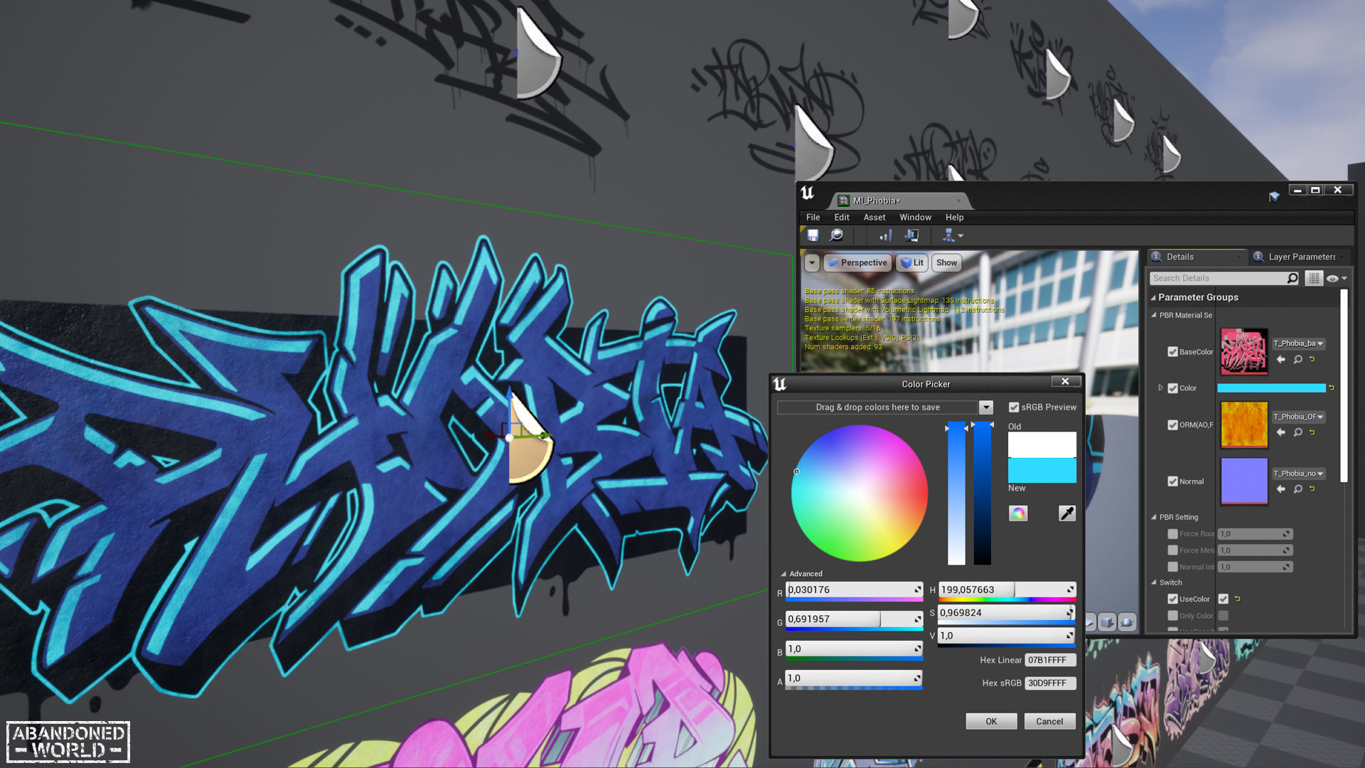 Texture Graffiti Pack Decals VI for UE4 and Unity VR / AR / low-poly ...