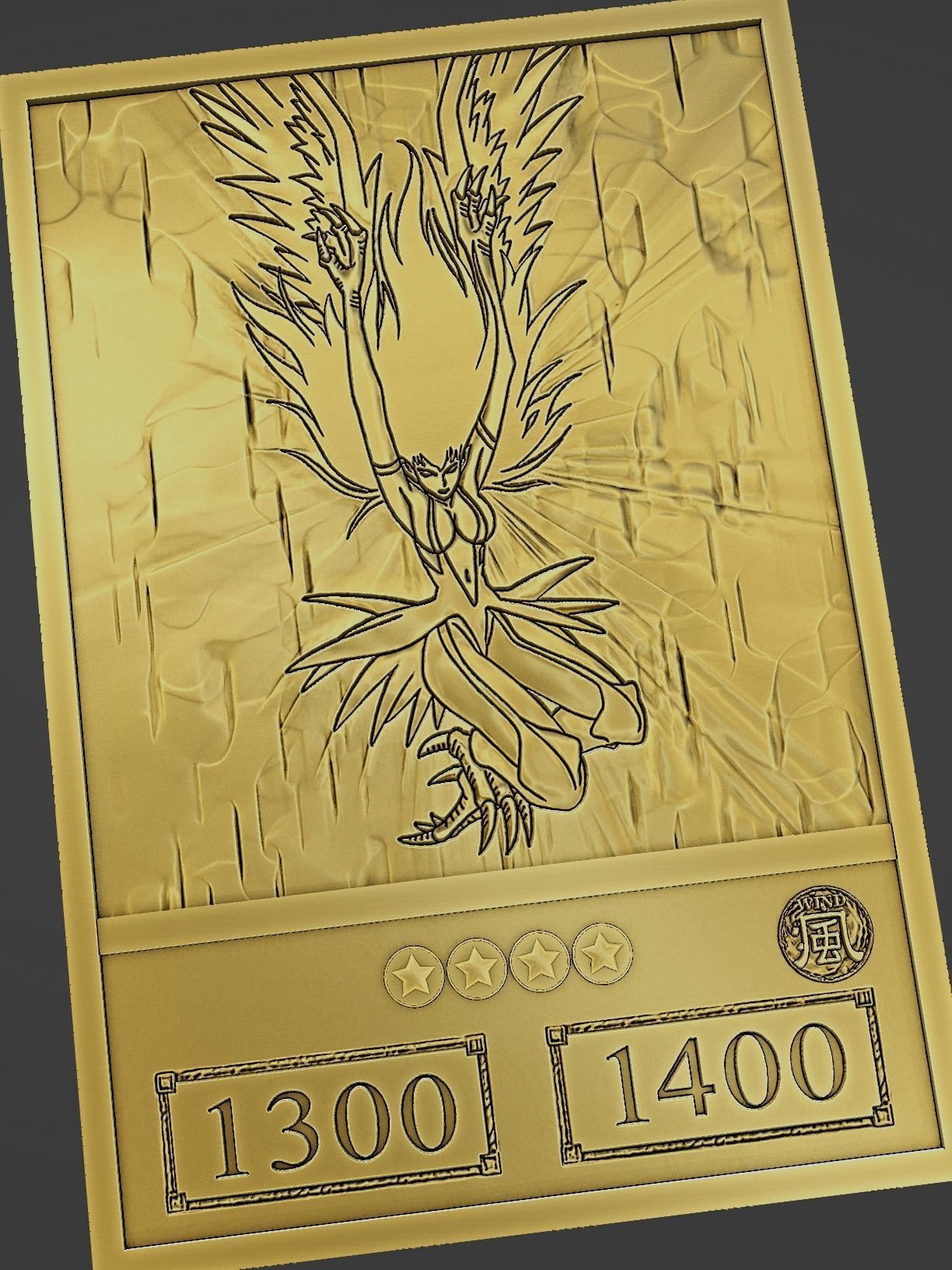 harpie lady - yugioh 3D model 3D printable | CGTrader