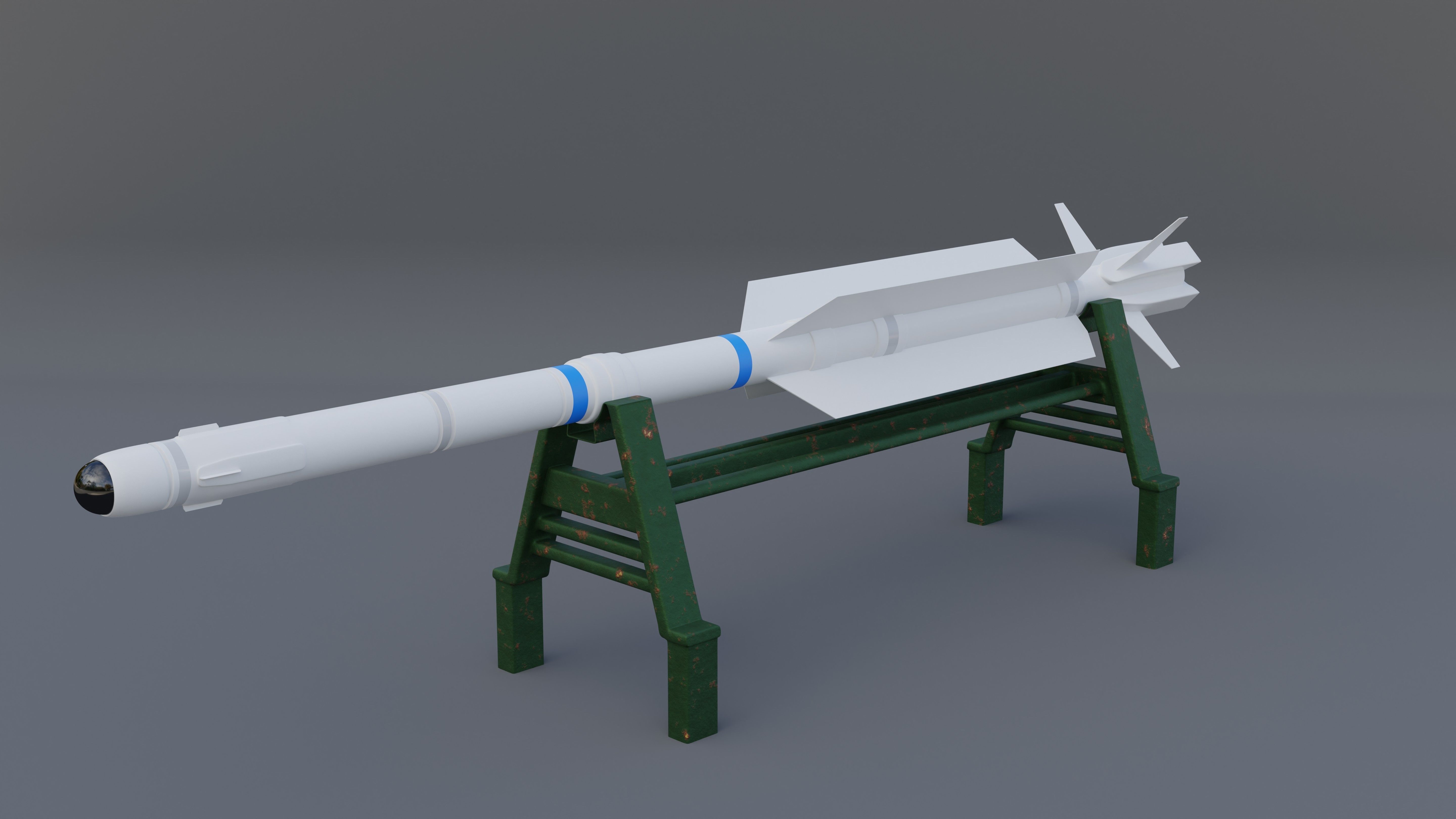 IRIS-T Rocket 3D model | CGTrader