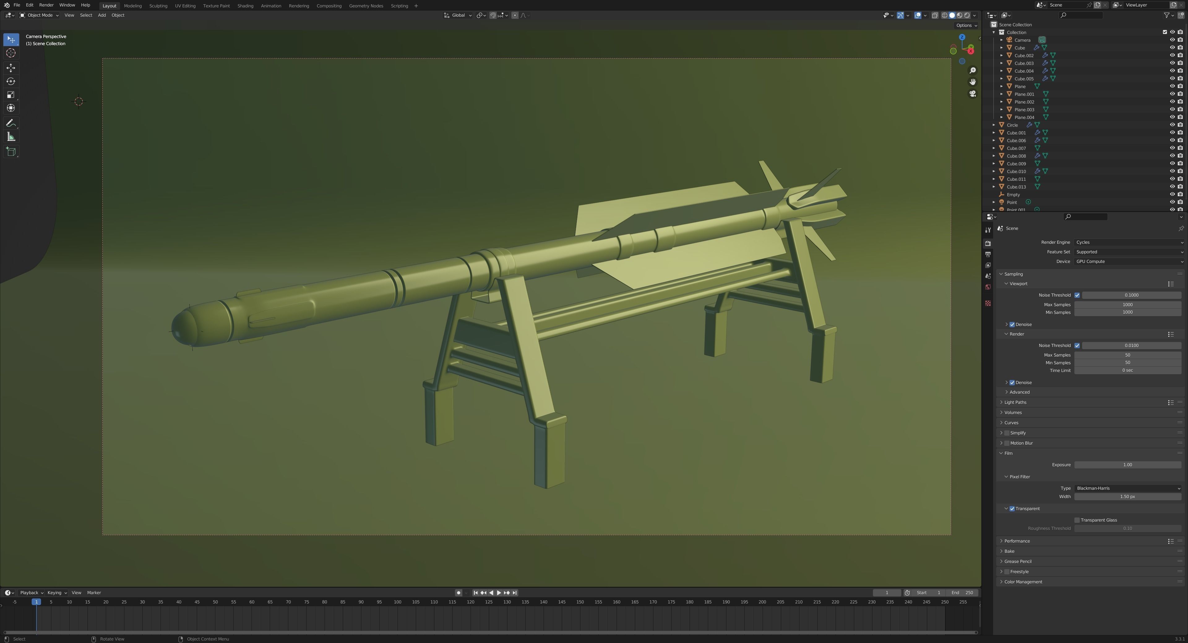 IRIS-T Rocket 3D model | CGTrader