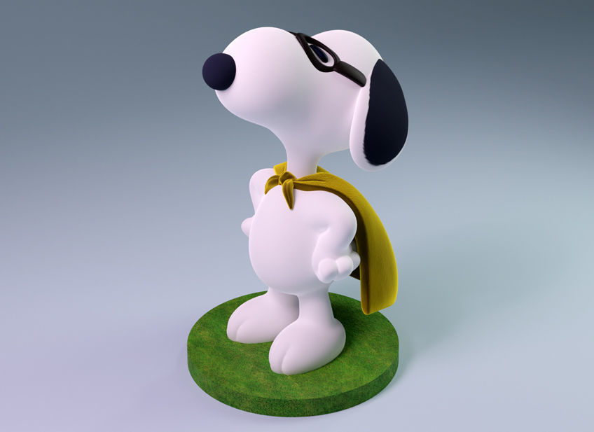 Snoopy Masked Marvel 3D print model 3D model 3D printable | CGTrader