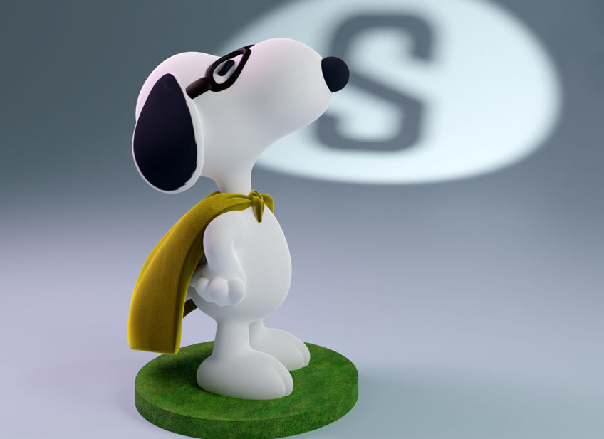 Snoopy Masked Marvel 3D print model 3D model 3D printable | CGTrader