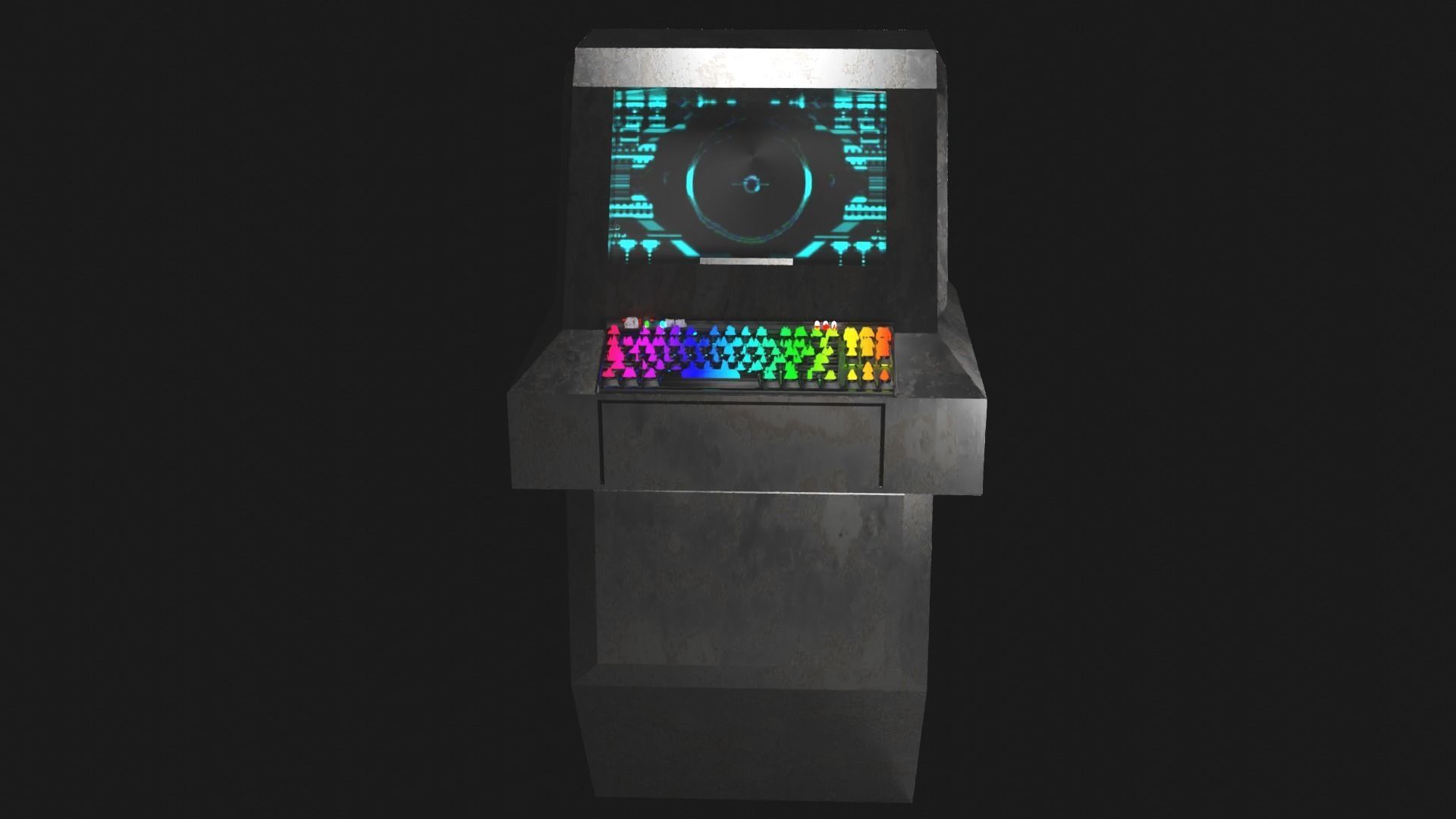 3D model Sci-Fi Computer module VR / AR / low-poly | CGTrader