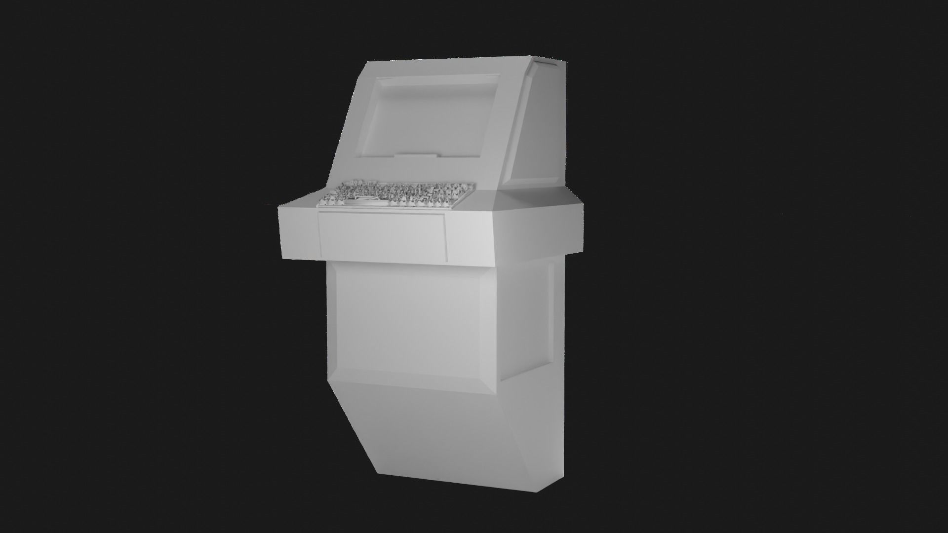 3D model Sci-Fi Computer module VR / AR / low-poly | CGTrader