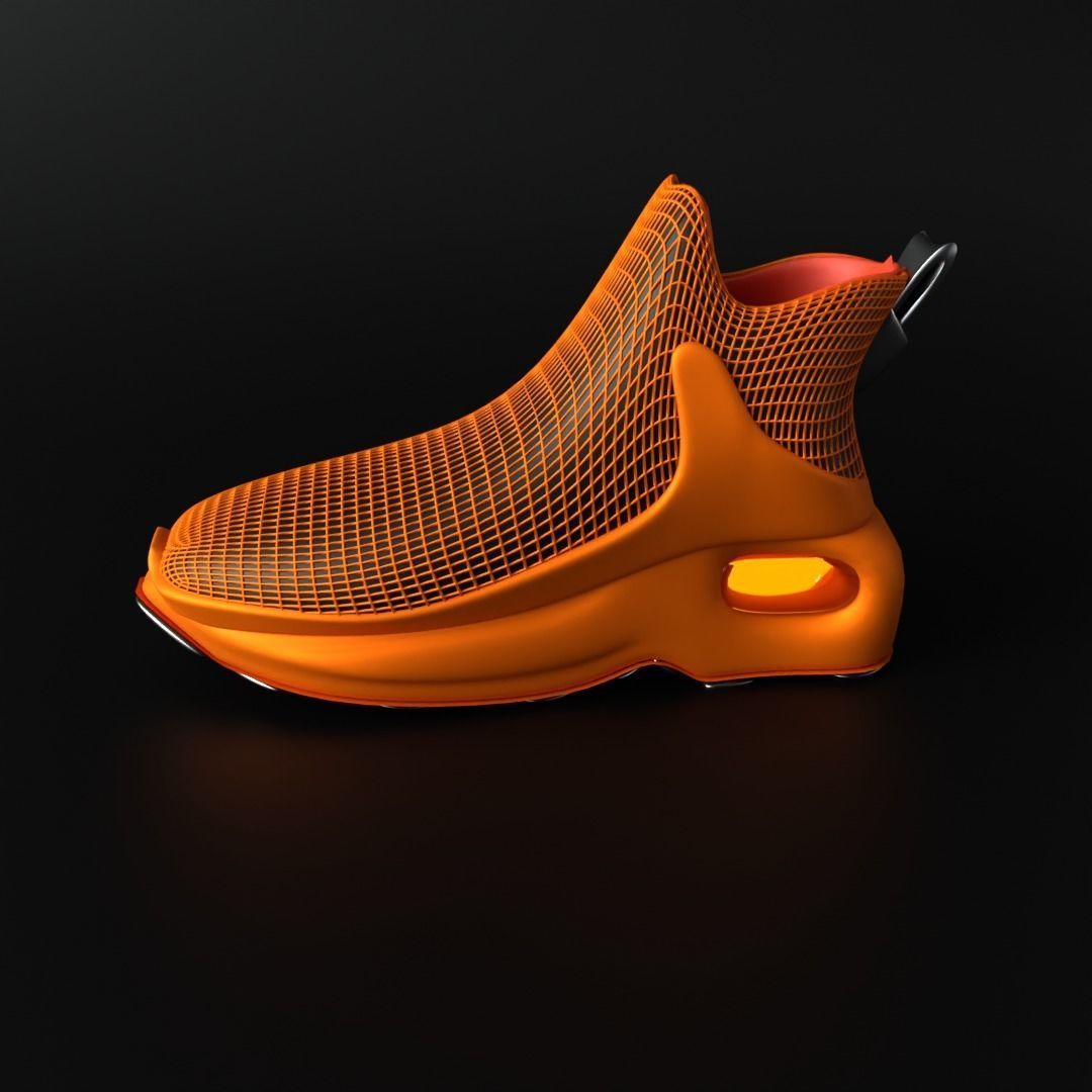 Wireframe Shoe 3D model | CGTrader