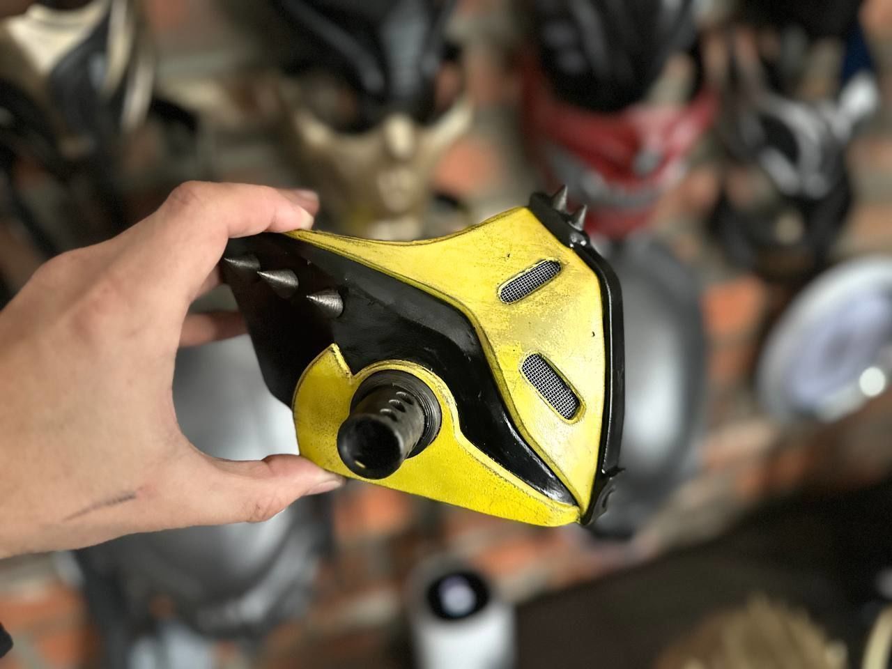 Scorpion mask from MK1 - Grim Ninja 3D model 3D printable | CGTrader