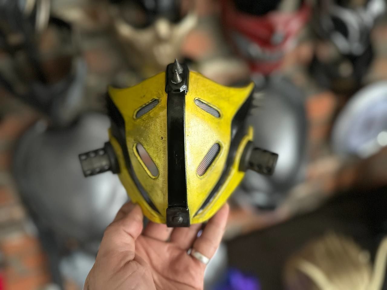 Scorpion mask from MK1 - Grim Ninja 3D model 3D printable | CGTrader