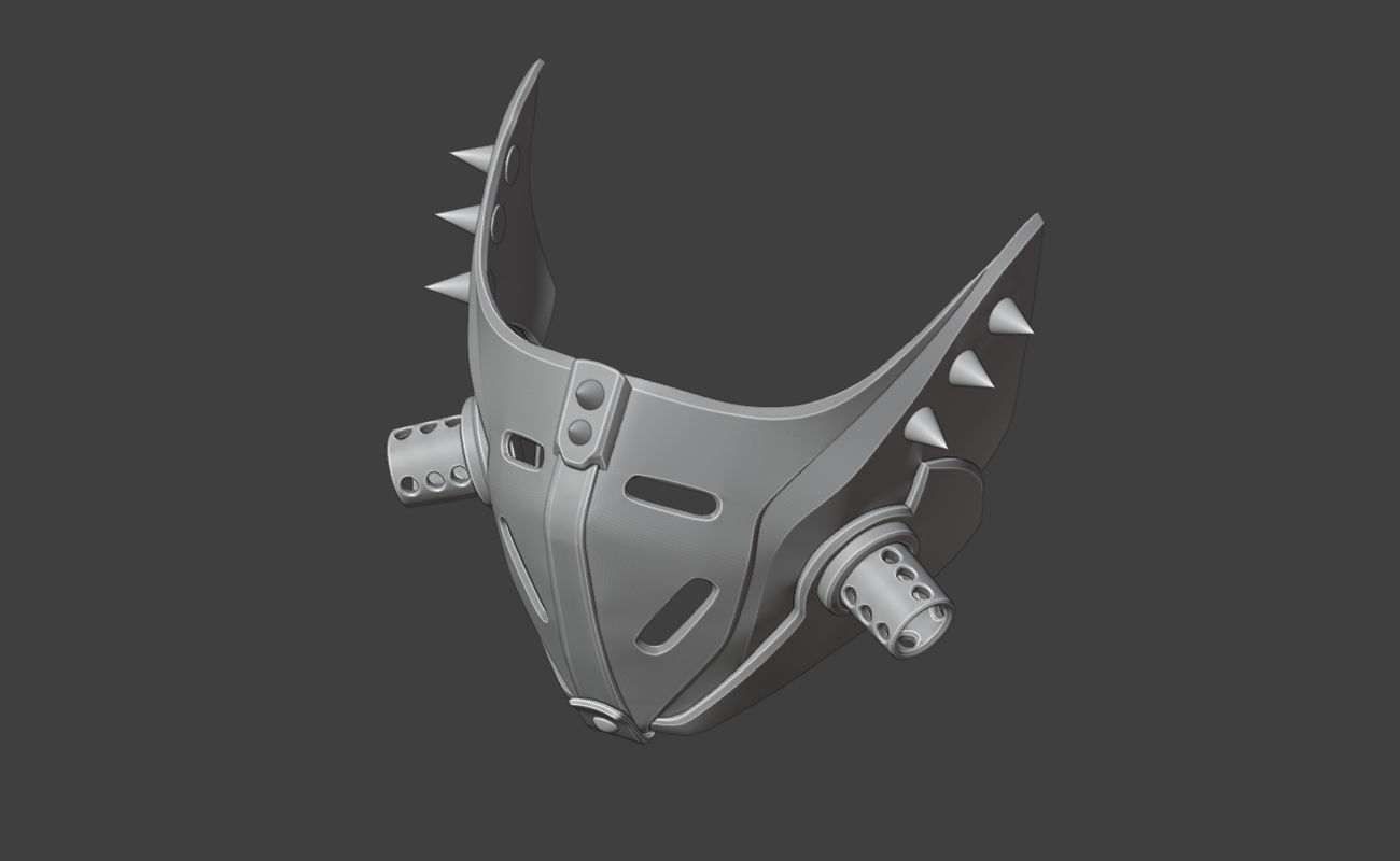 Scorpion mask from MK1 - Grim Ninja 3D model 3D printable | CGTrader