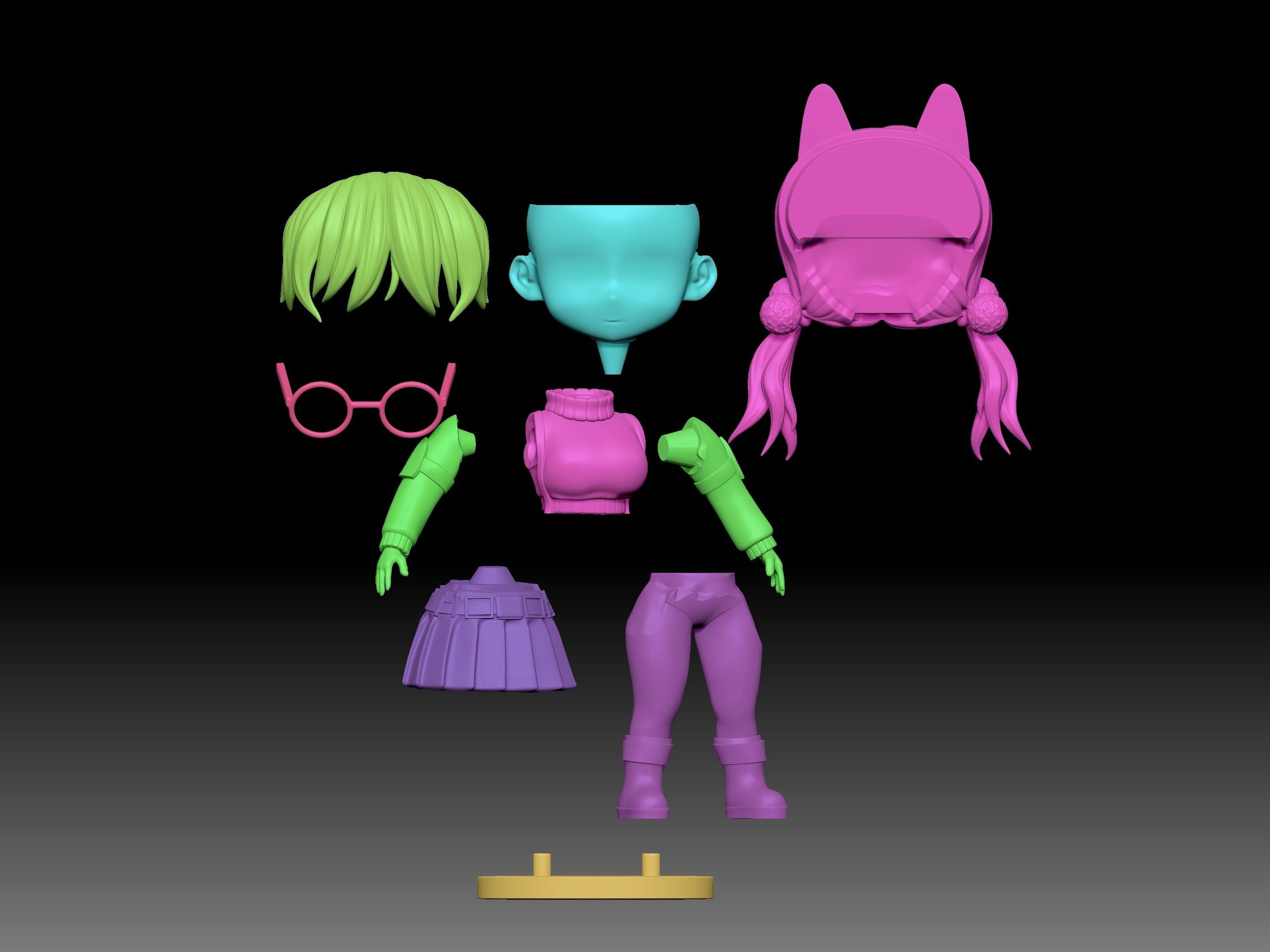 Blue archive - 3D model 3D printable | CGTrader