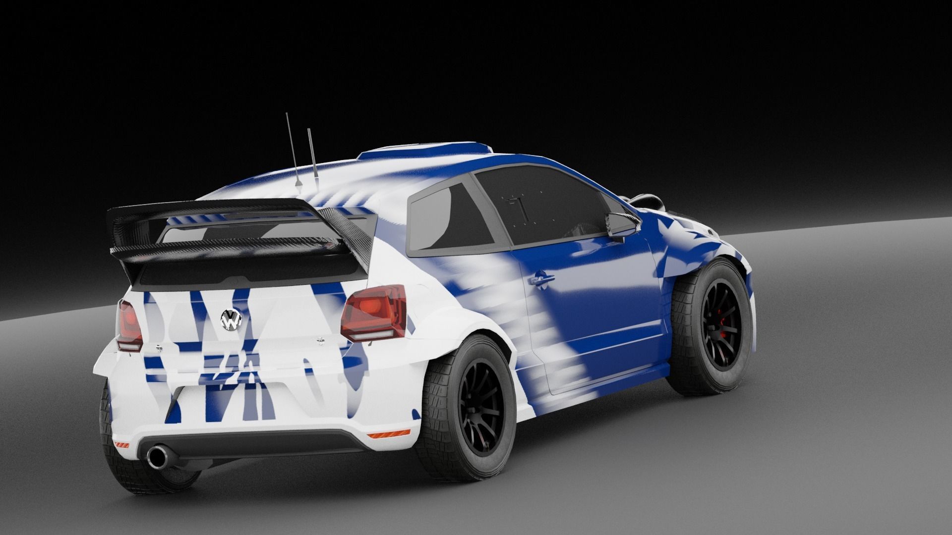 3D model PBR Volkswagen Polo WRC Custom Livery 3d Model VR / AR / low ...