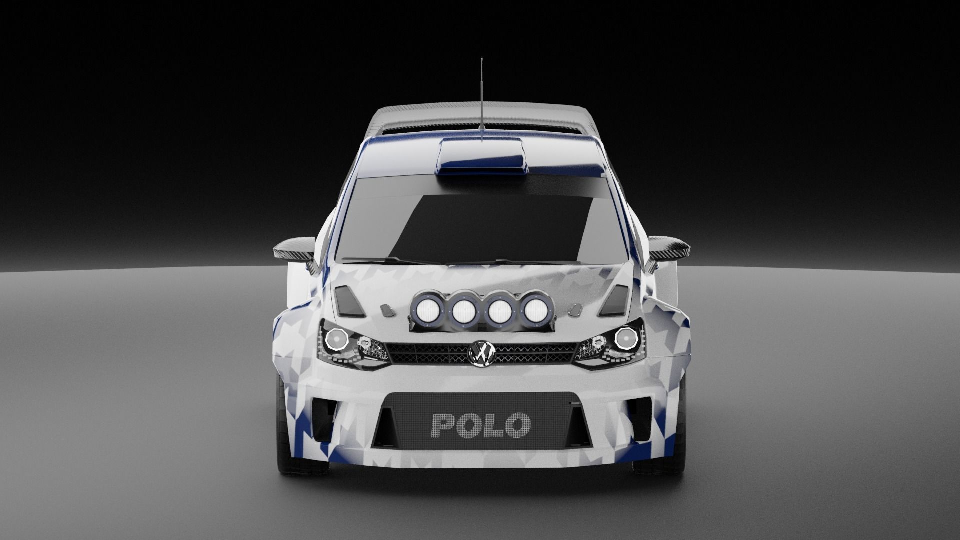 3D model PBR Volkswagen Polo WRC Custom Livery 3d Model VR / AR / low ...