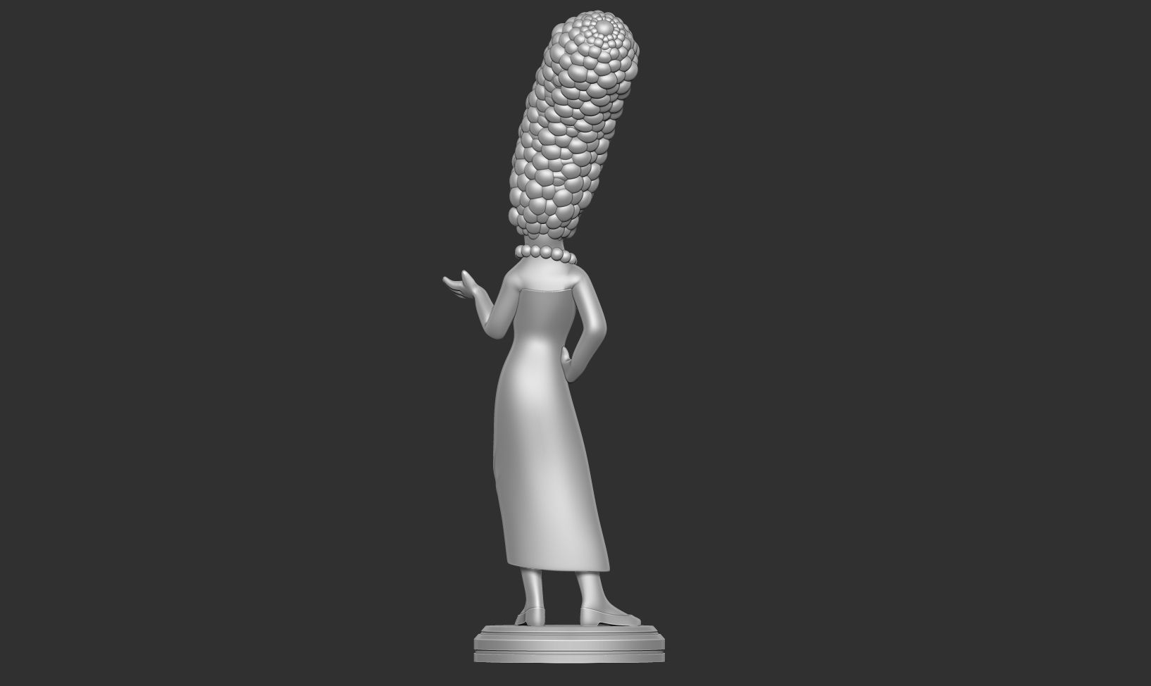 Marge Simpson 3D model 3D printable | CGTrader