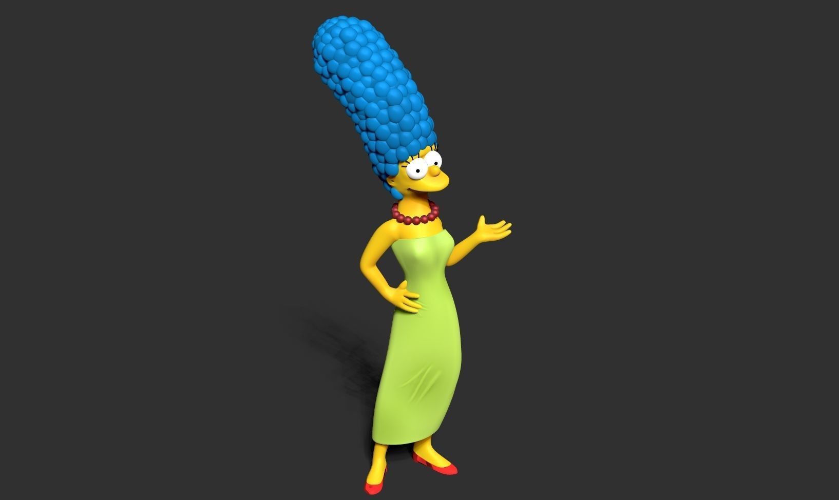 Marge Simpson 3D model 3D printable | CGTrader