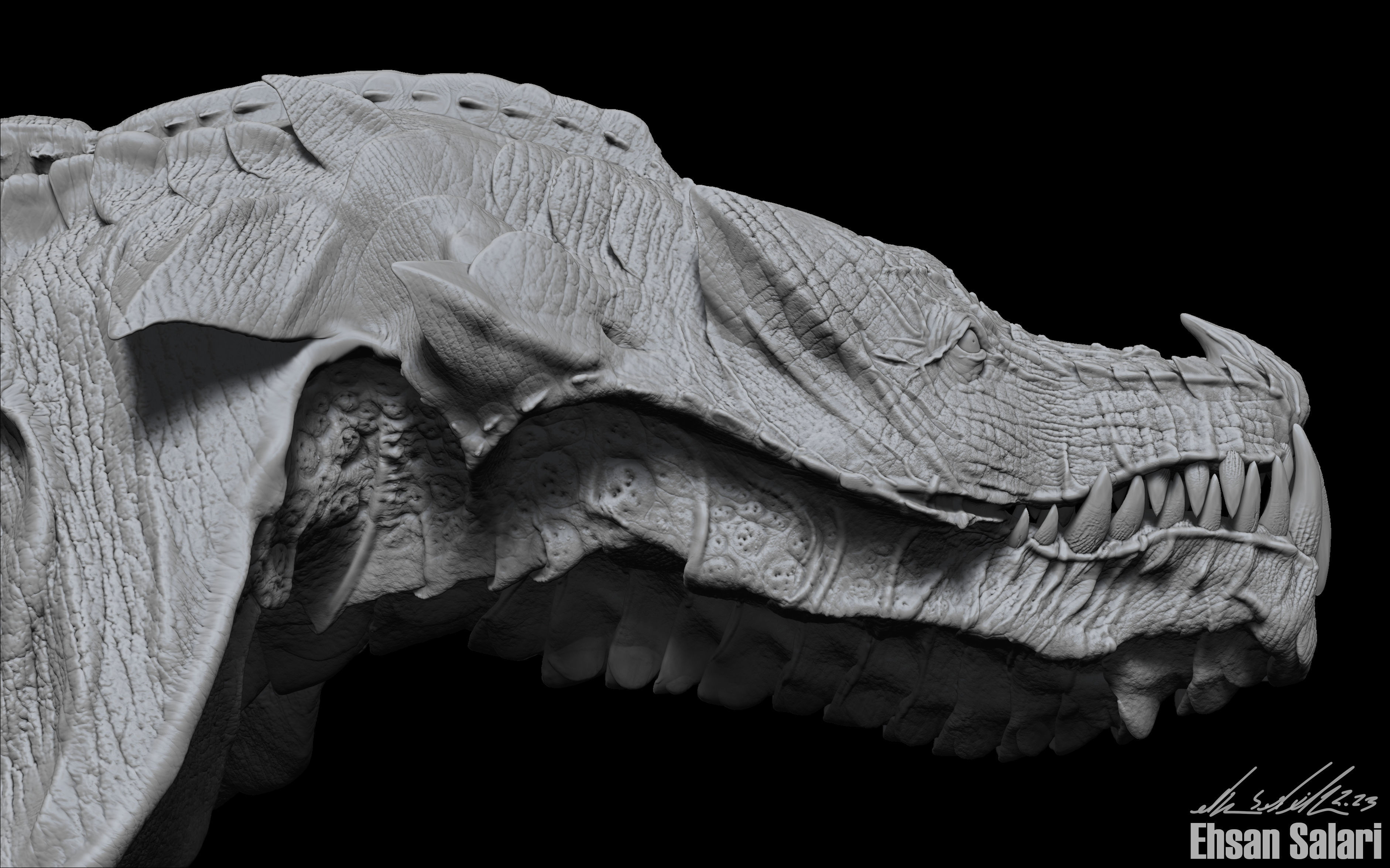 3D Model Of Sea Dragon-3D Model of Creatures- free VR / AR / low-poly ...