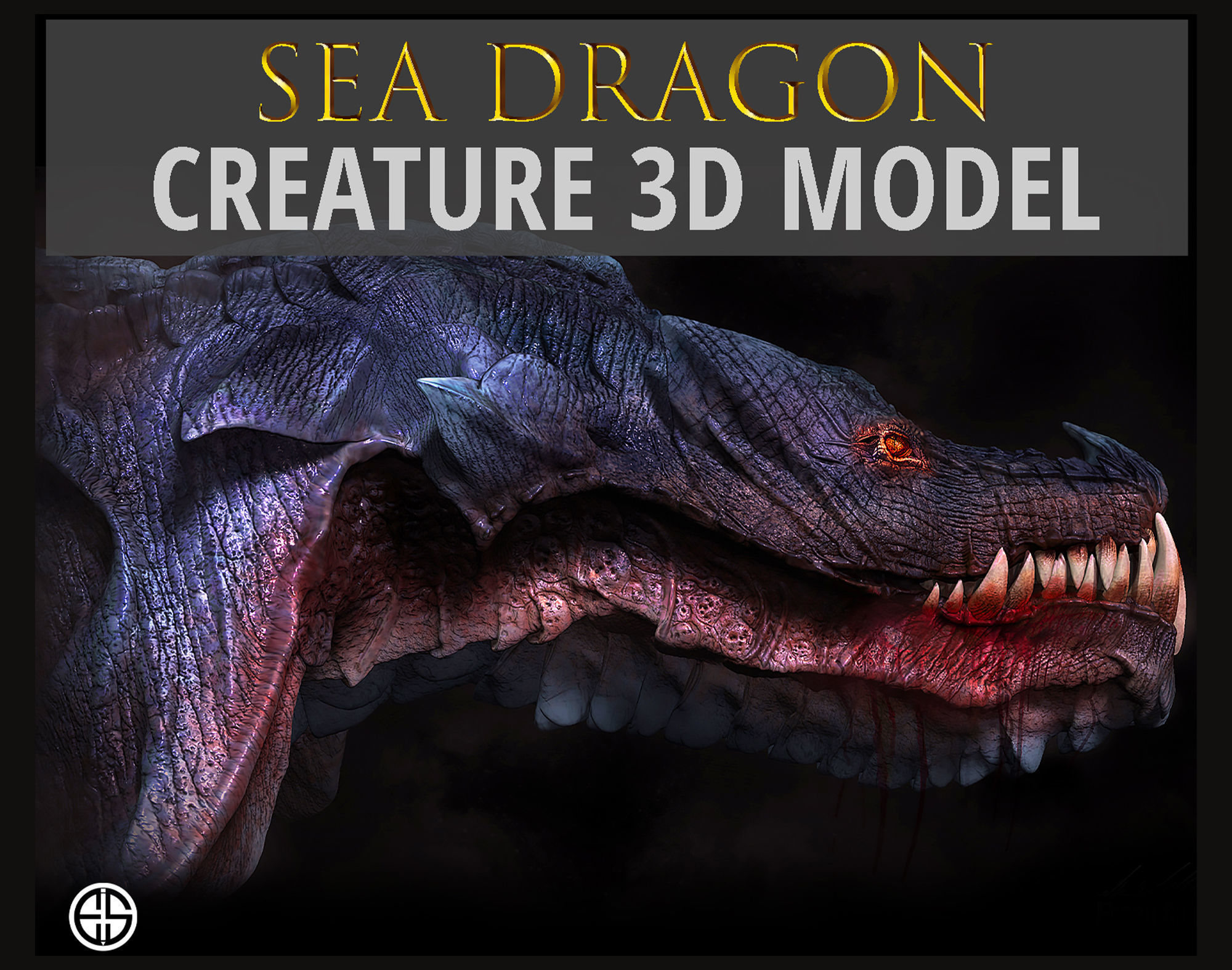 3D Model Of Sea Dragon-3D Model of Creatures- free VR / AR / low-poly 3D model | CGTrader