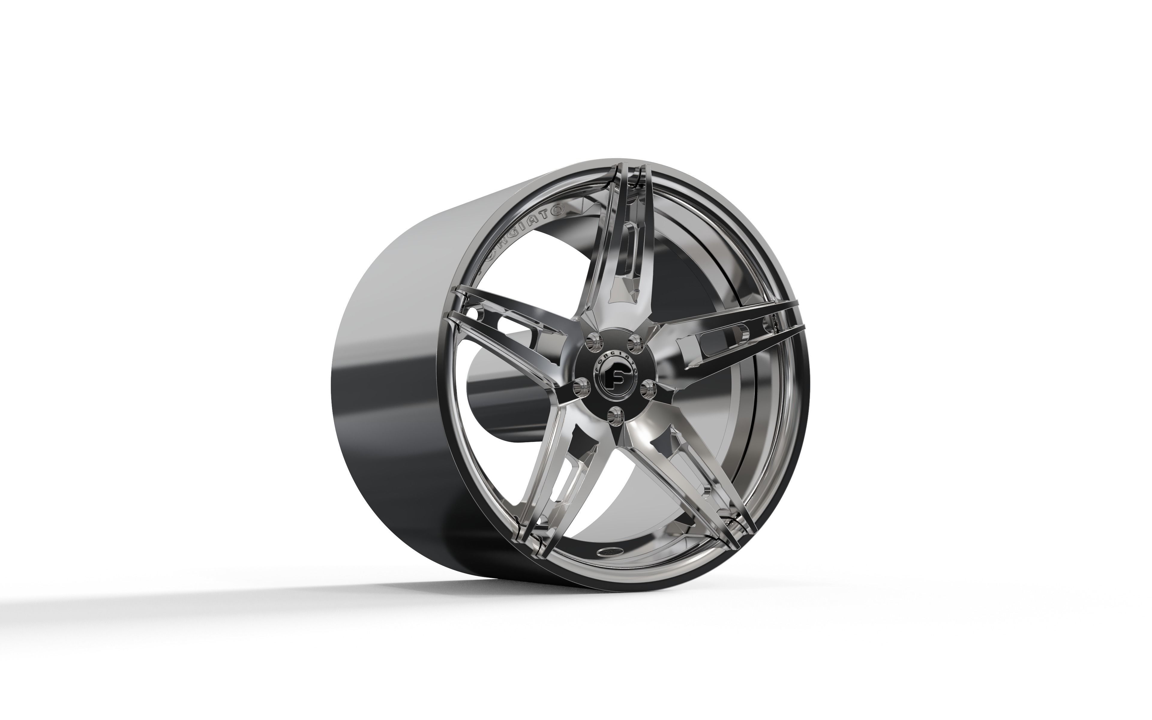 forgiato F2 10 concave wheel 3D model 3D printable | CGTrader