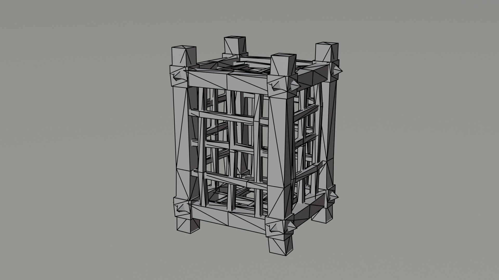 3D model Cartoon cages Polygonal Style VR / AR / low-poly | CGTrader