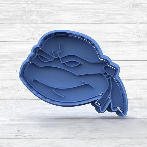 Ninja Turtles Cookie Cutter STL 3D model 3D printable | CGTrader