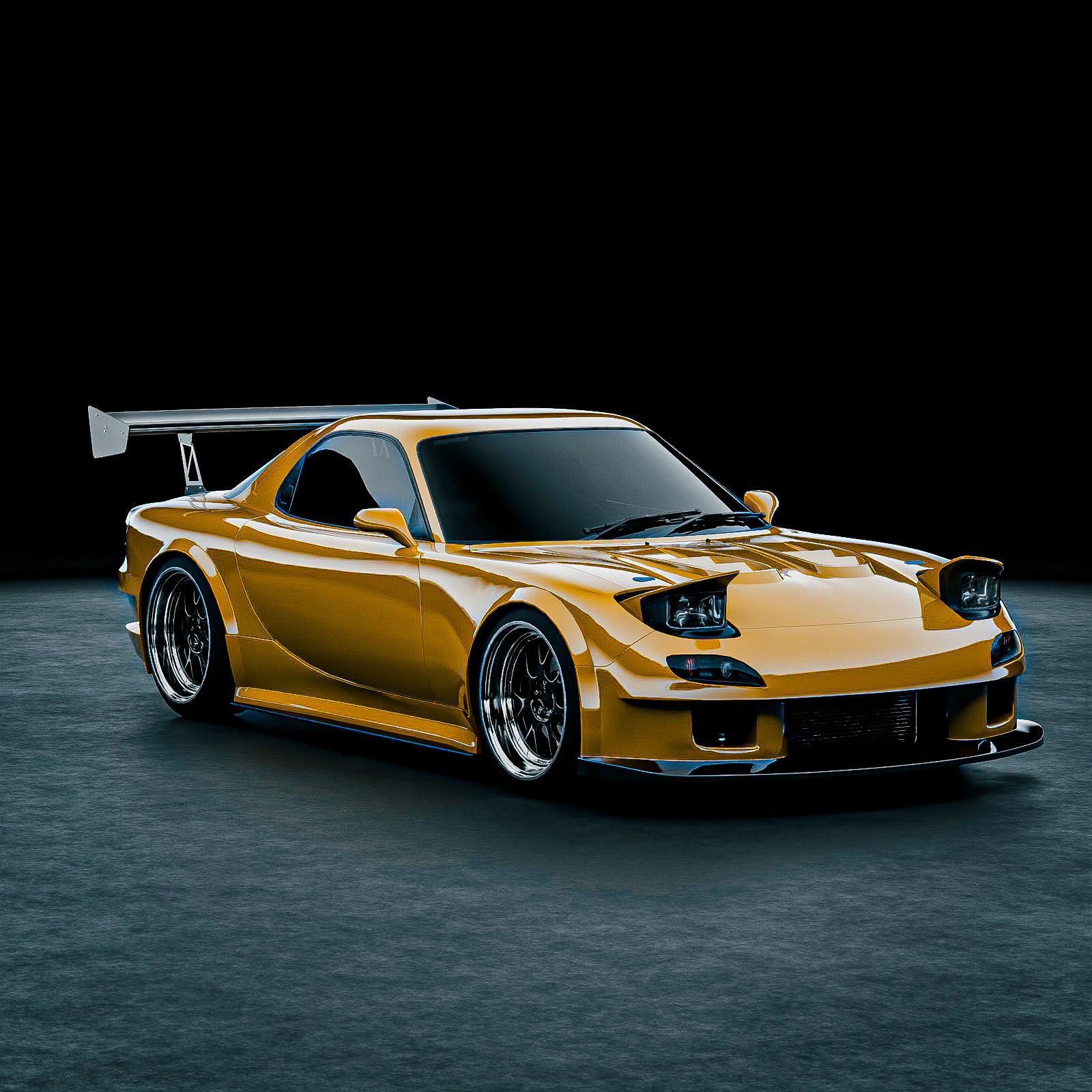 Mazda RX-7 Custom 3D model | CGTrader