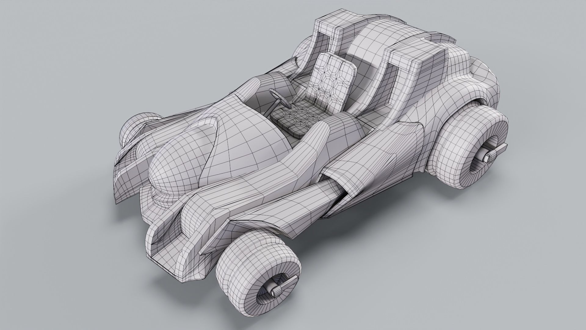 3D model Karts VR / AR / low-poly | CGTrader