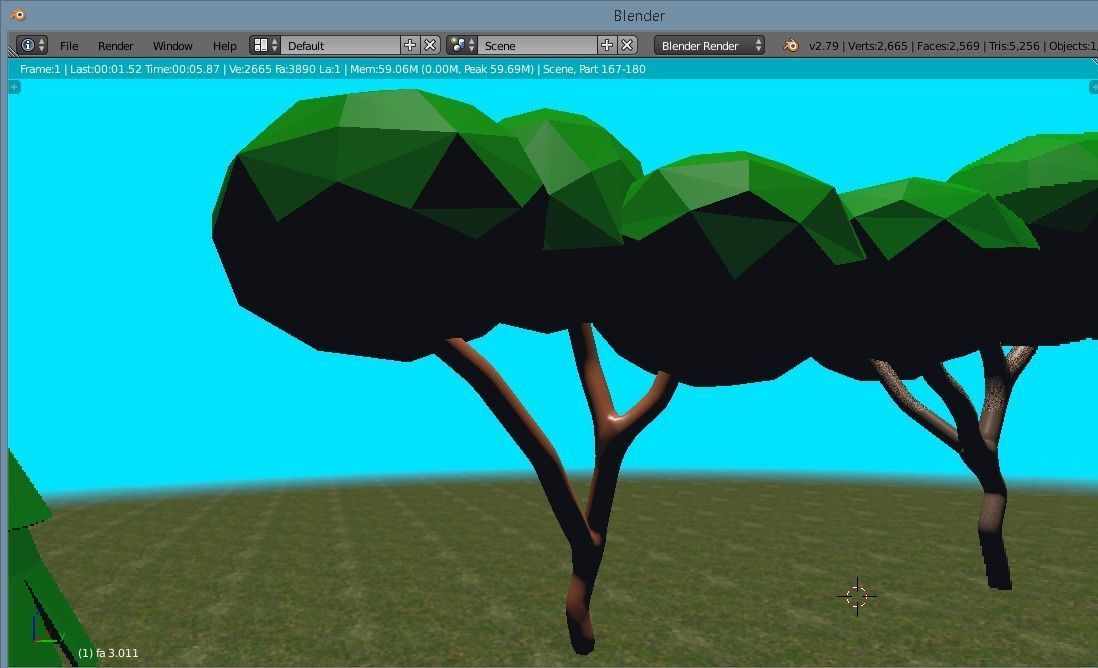 tree model pack free VR / AR / low-poly 3D model animated rigged | CGTrader