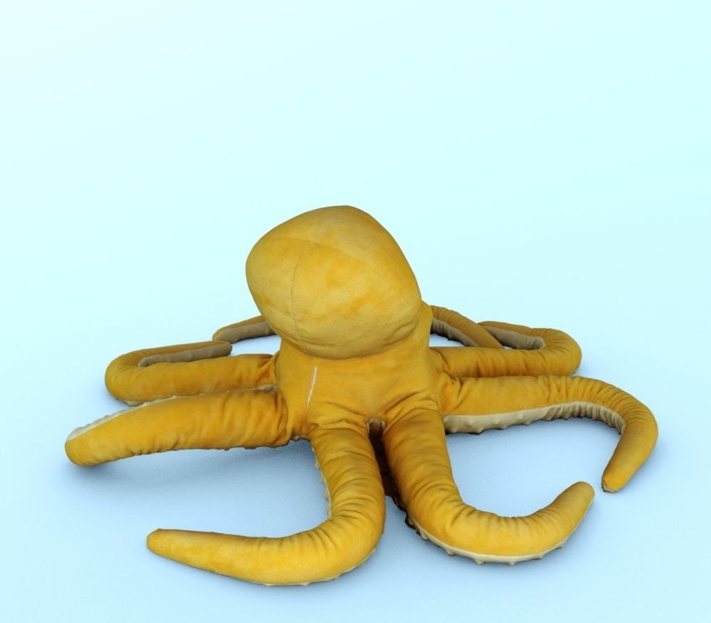3D model toy plush octopus VR / AR / low-poly | CGTrader