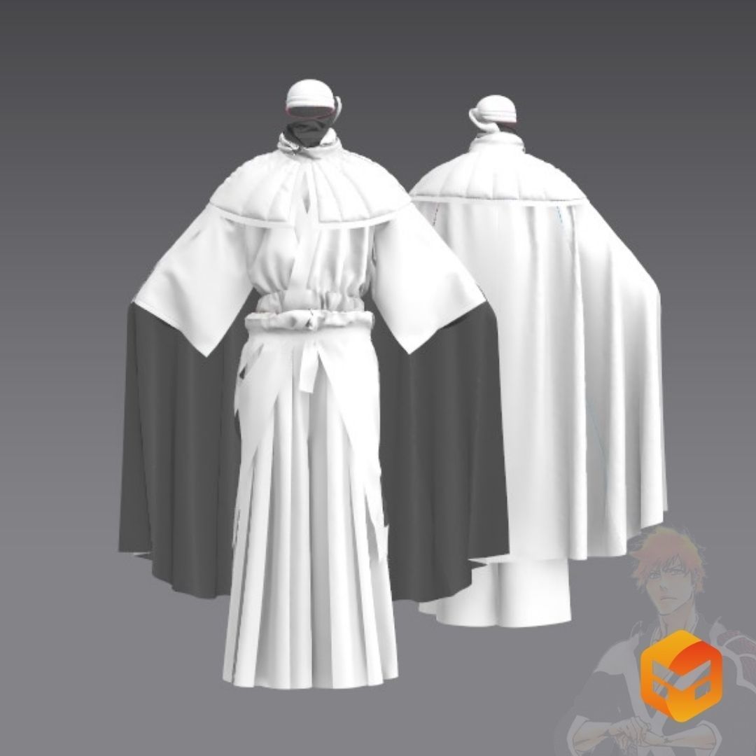 KUROSAKI ICHIGO BLEACH - OUTFIT 3D model | CGTrader