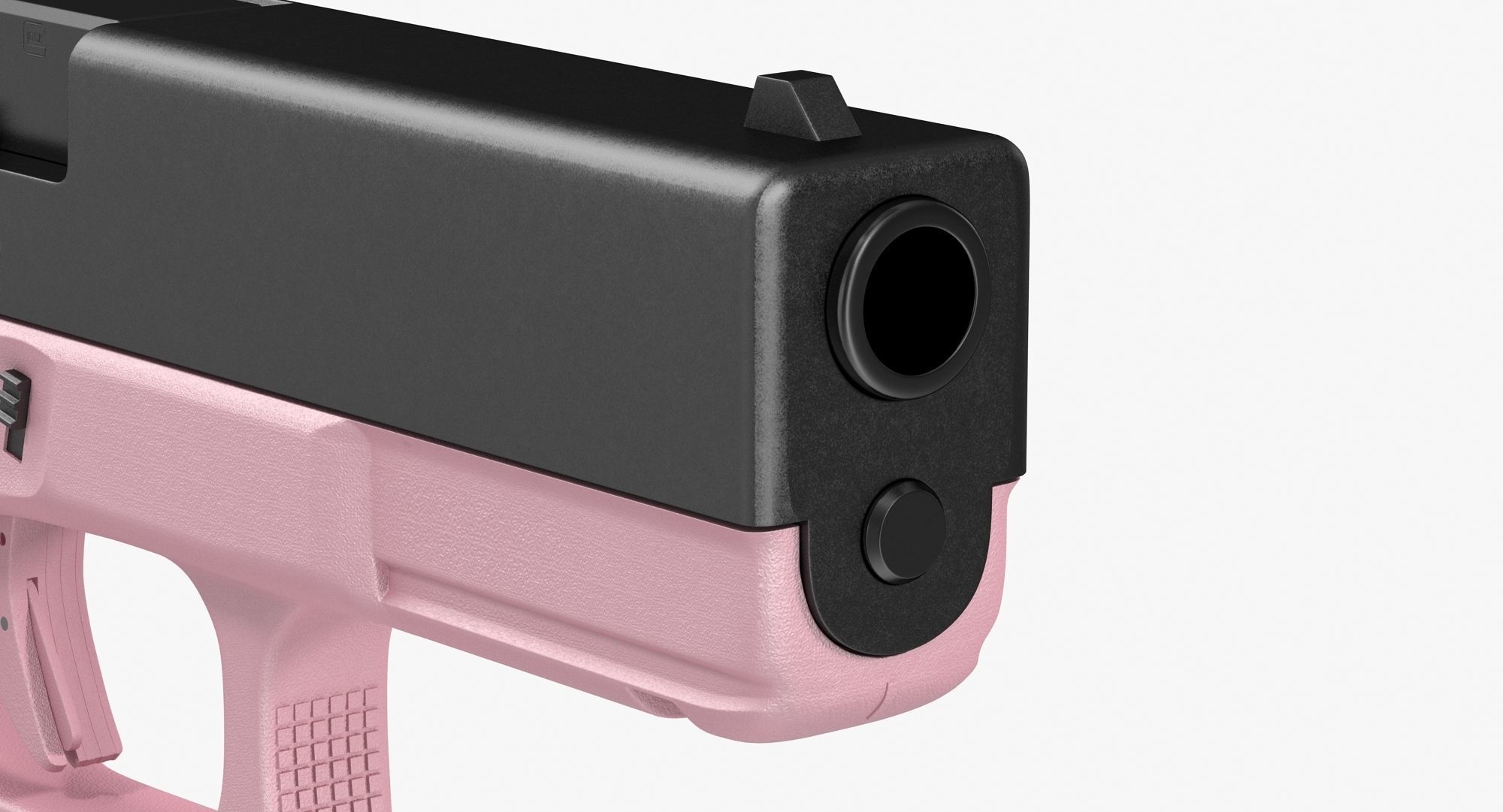 3D model Glock 19 Pink VR / AR / low-poly | CGTrader