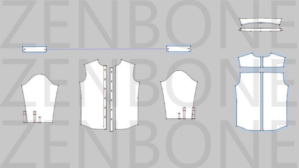 SATORU GOJO JUJUTSU KAISEN 3D OUTFIT 3D model | CGTrader