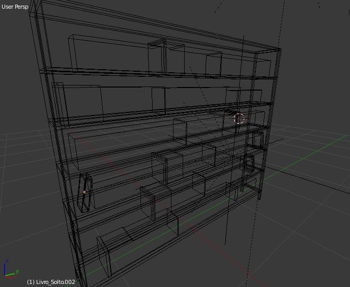 cartoon bookcase free 3D model | CGTrader