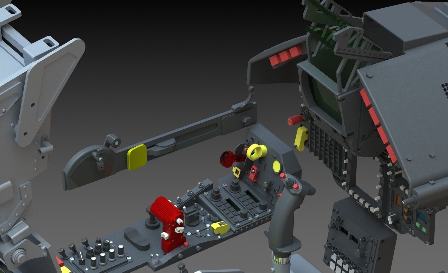 Mirage 2000 complete cockpit Stl Files only AVIATION DESIGN 3D model 3D ...