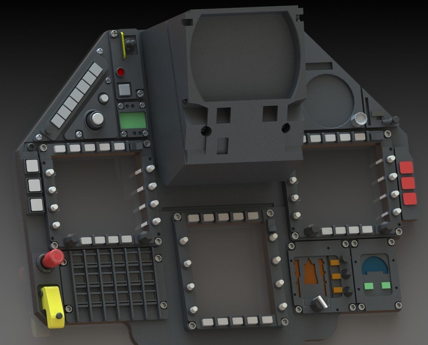 Mirage 2000 complete cockpit Stl Files only AVIATION DESIGN 3D model 3D ...