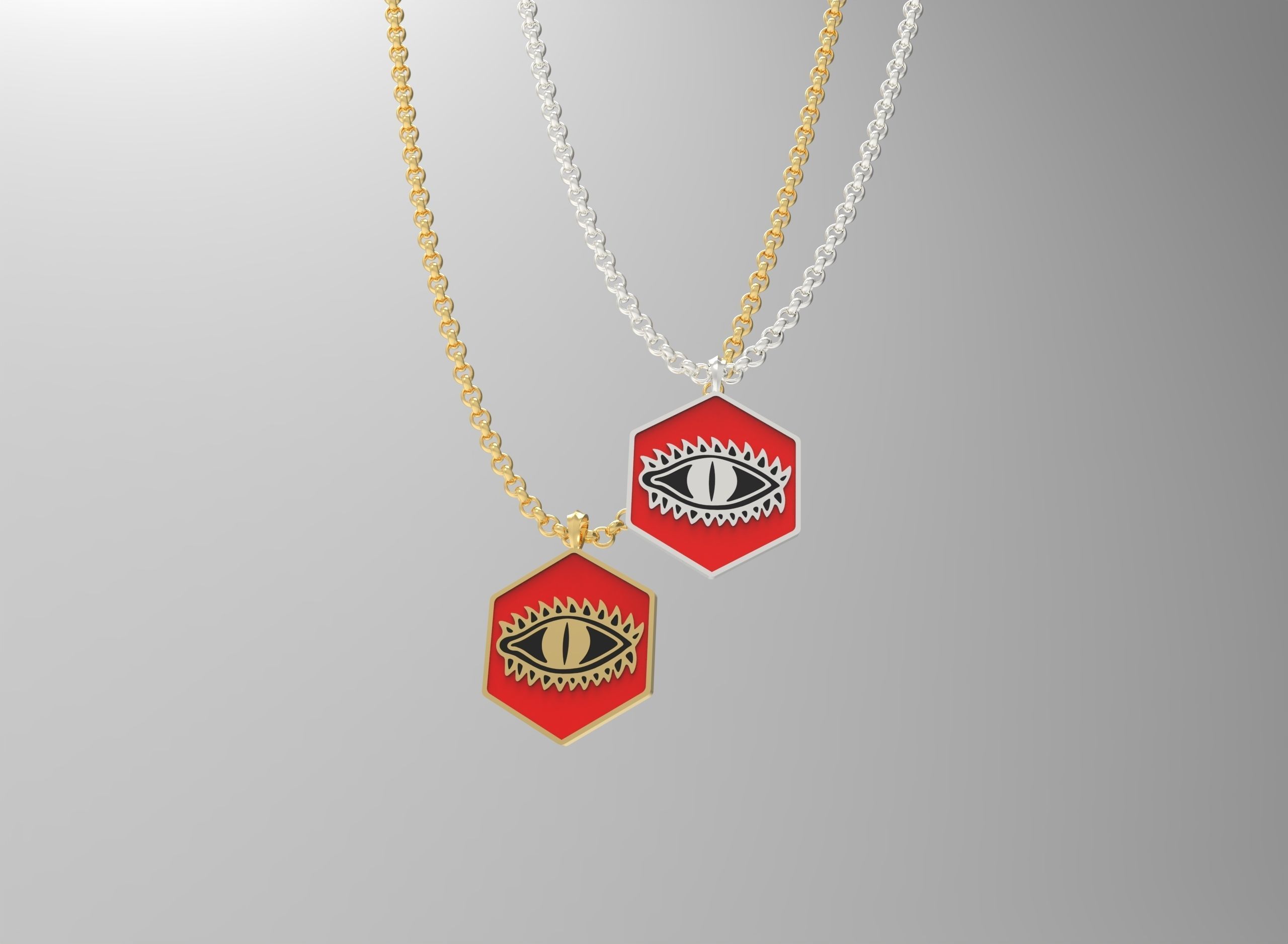 Pedant Tolkien icon Eye of Sauron 3D printable model 3D model 3D ...