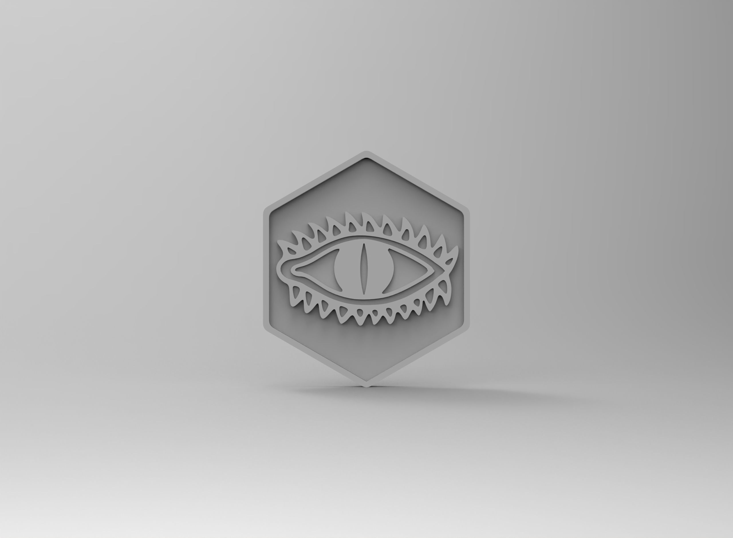 Pedant Tolkien icon Eye of Sauron 3D printable model 3D model 3D ...