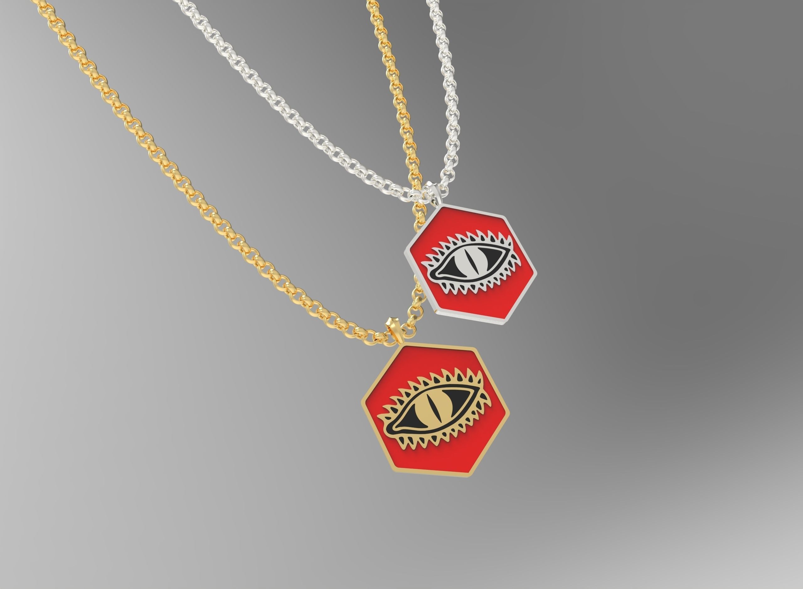 Pedant Tolkien icon Eye of Sauron 3D printable model 3D model 3D ...