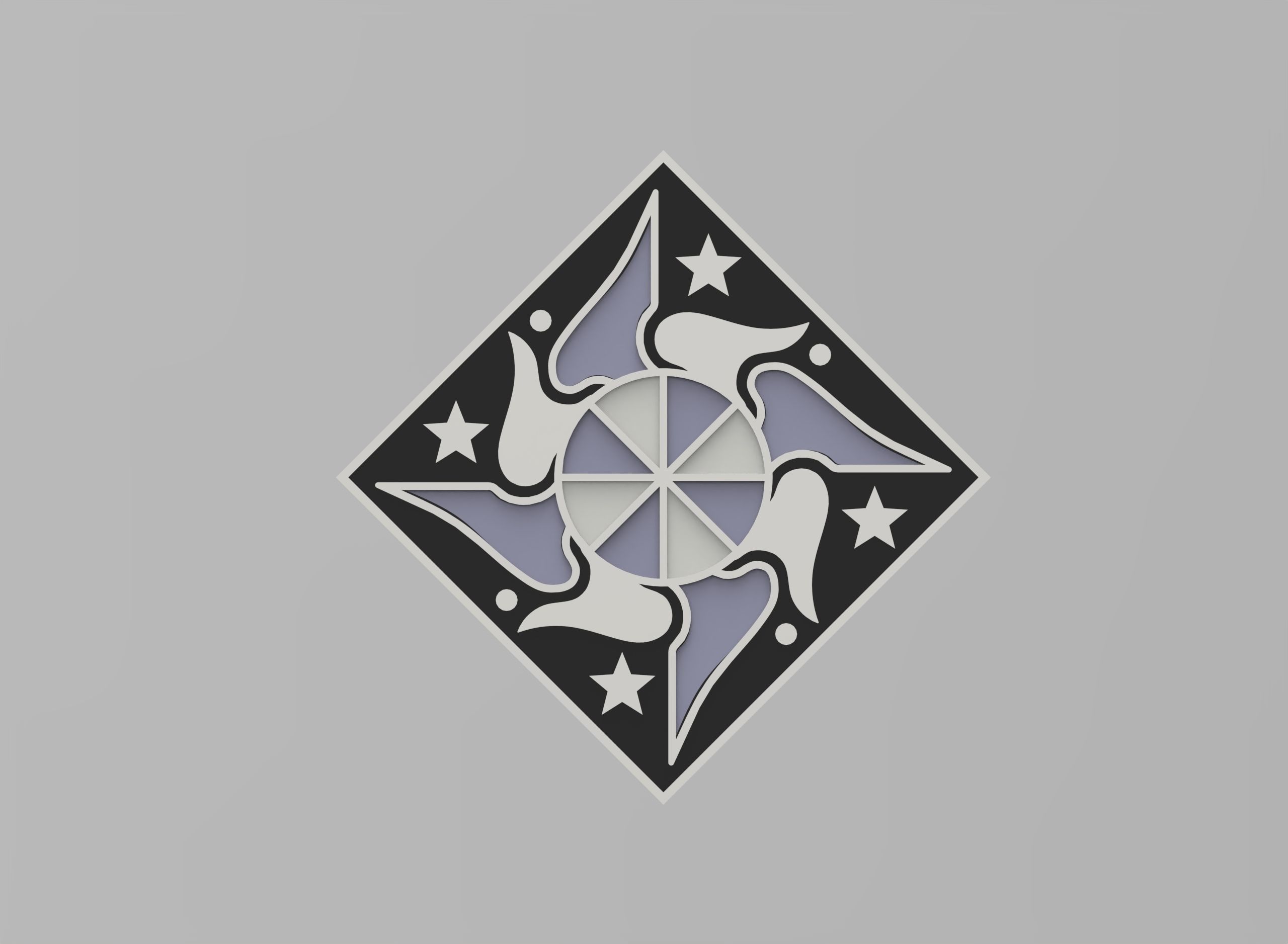 Pedant Tolkien icon house Thingol or Elos 3D printable model 3D model ...