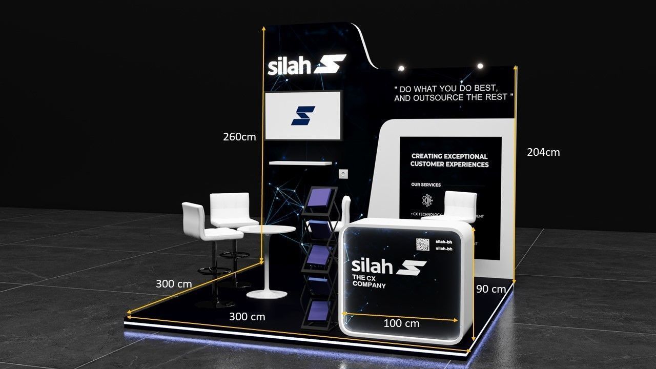 booth 3x3 open 3D model | CGTrader