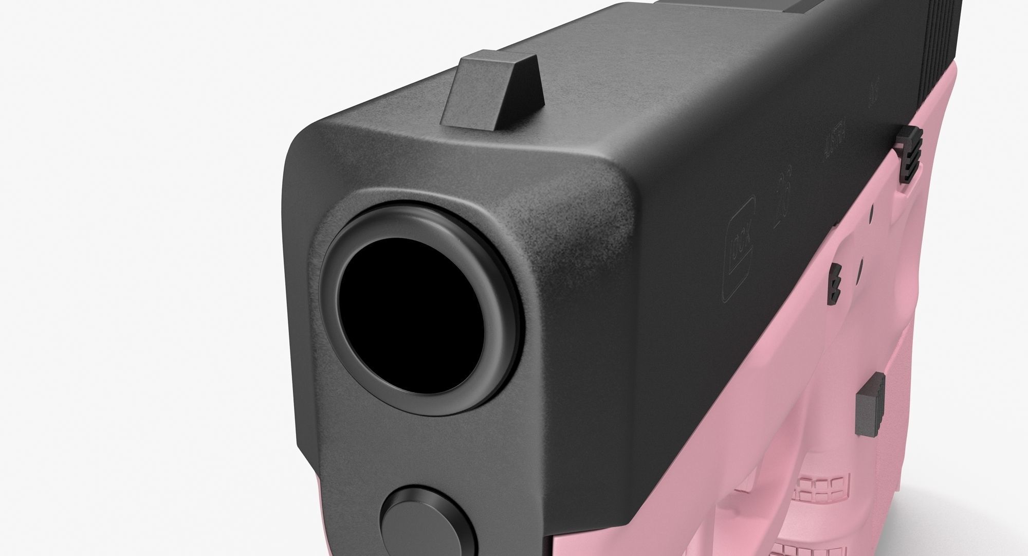 3D model Glock 26 Pink VR / AR / low-poly | CGTrader