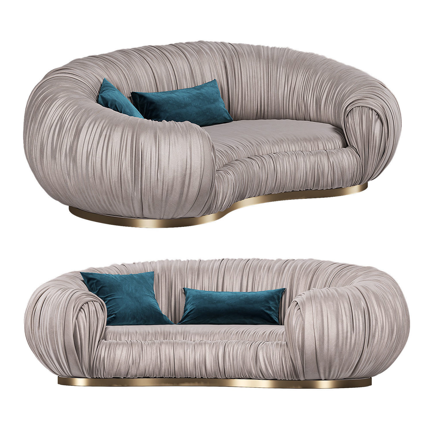 3D model Sofa Perugia Corona Vray VR / AR / low-poly | CGTrader
