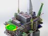 Berkut Oil Rig Largest Oil Rig in world 3D model | CGTrader